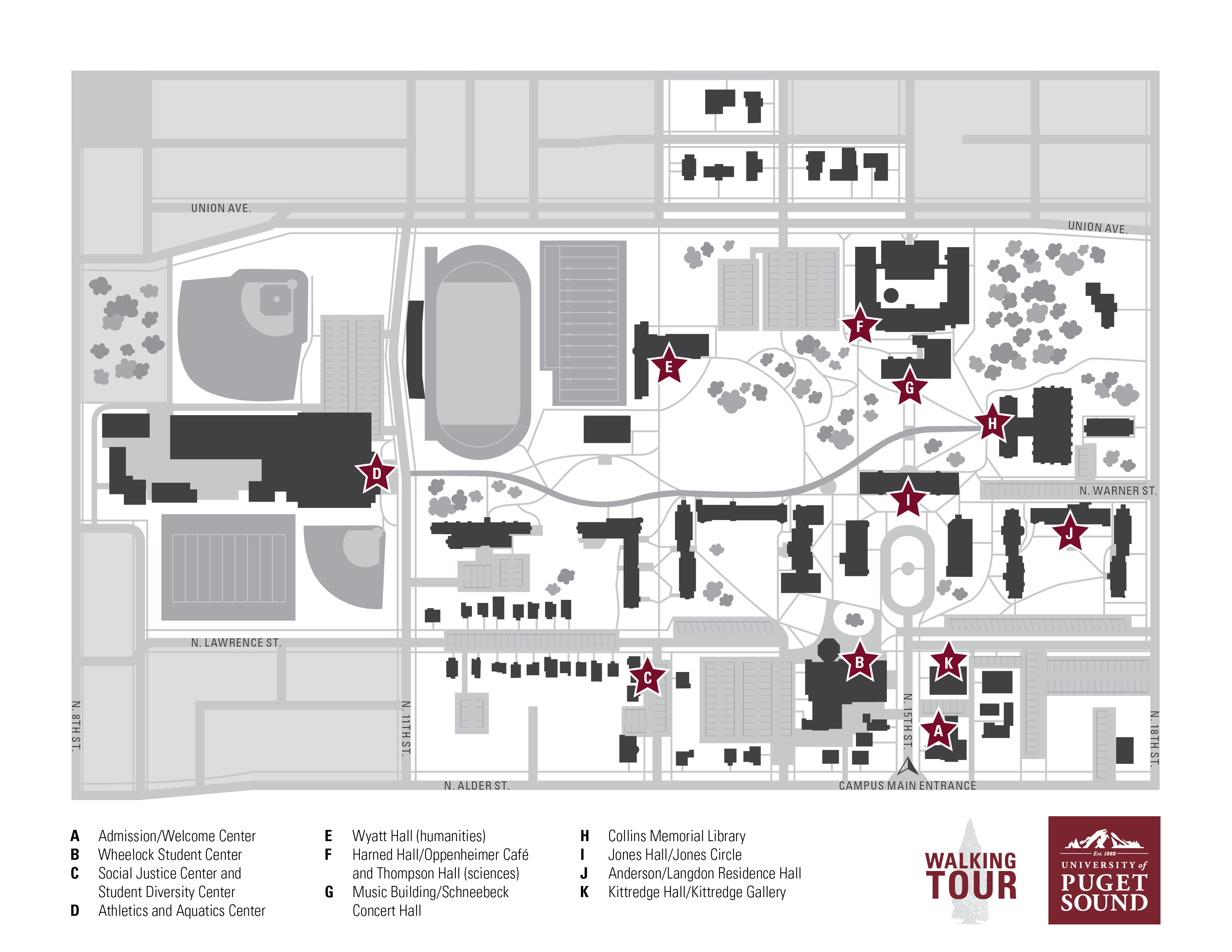 Homecoming & Family Weekend - Campus Walking Tour | University of Puget Sound